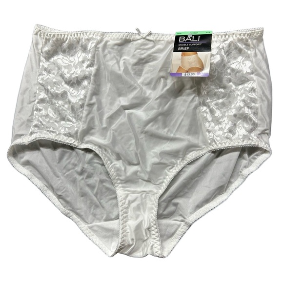 Bali | Intimates & Sleepwear | Bali Womens White Double Support Brief ...